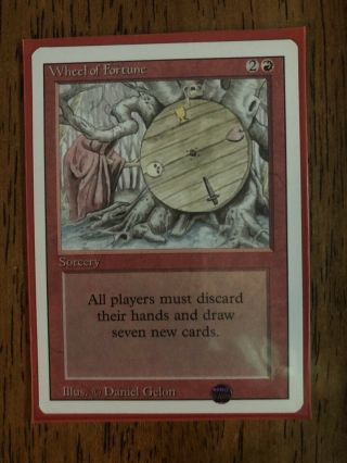 Wheel Of Fortune - Revised - NM Magic The Gathering MTG | #43165374