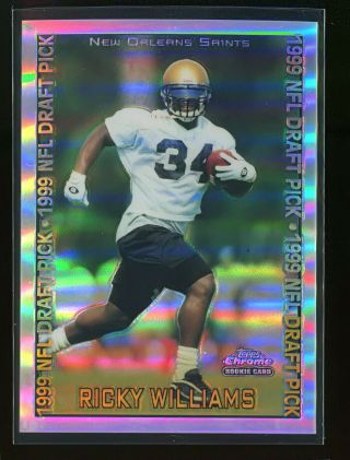 1999 Topps Chrome Refractor Ricky Williams RC Saints 135 | #6477412