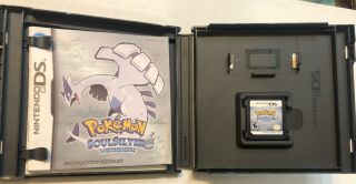 Nintendo DS Pokémon Soul Silver With Manuals And Poke Walker Rare Video ...