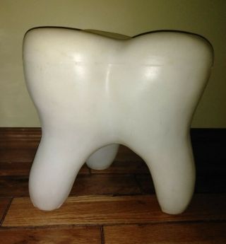 VINTAGE Tooth Shaped Stool Dentist Office Child Stool EXTREMELY RARE ...