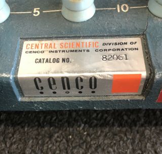 Rare Vintage Cenco Tangent Galvanometer Magnetic Needle Central ...