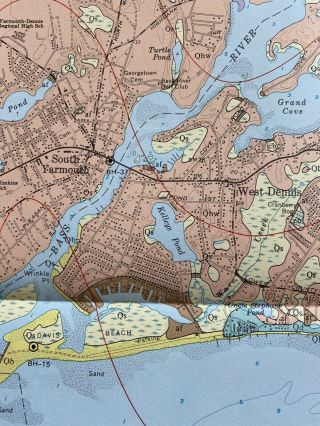 Geologic Map Of The Dennis Quadrangle, Cape Cod, Massachusetts (1974 ...
