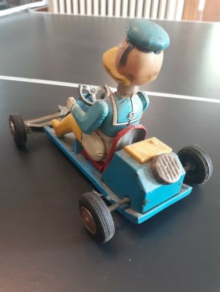 Rare Vintage Marx Walt Disney ' S Donald Duck Go - Mobile Tin Litho ...