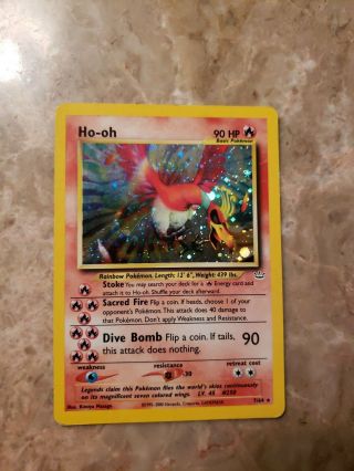HO - OH 7/64 Holo Rare Neo Revelation Pokemon Card | #30779943