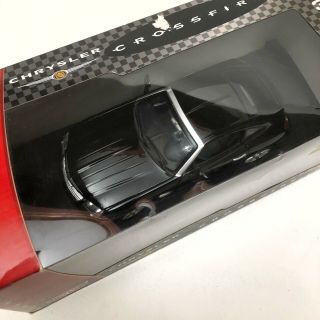 MotorMax 1:18 Scale Diecast Extremely Rare BLACK Chrysler Crossfire ...
