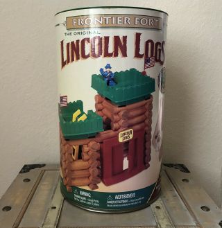 Vintage Lincoln Logs Frontier Fort Flags Circle Of Stars And Star Of ...