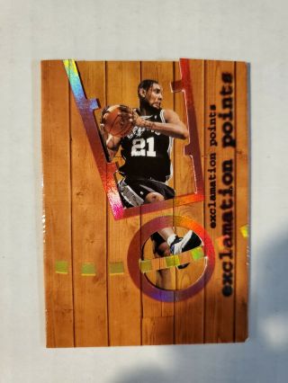 Tim Duncan 1998 - 99 Fleer Ultra Exclamation Points | #17882330