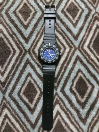 Luminox Navy Seal Blue Face 200m MB Microtec Military Swiss Made Men ...