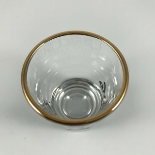 Vintage MONTE CARLO RESORT & CASINO SHOT GLASS - Clear, GOLD RIM - Las ...