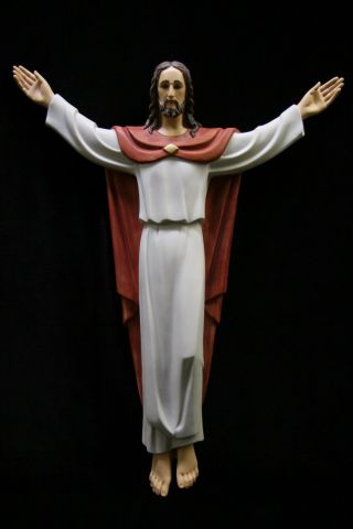 26 " Risen Jesus Christ Wall Hanging Catholic Statue Sculpture Made In ...