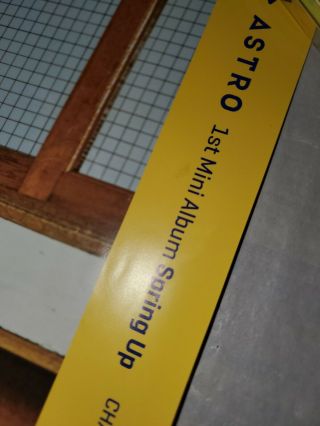ASTRO SPRING UP OFFICIAL POSTER RARE ALBUM MOONBIN EUNWOO SANHA ROCKY ...