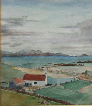Scottish Colourist Painting Landscape Island Croft Vintage Iain ...