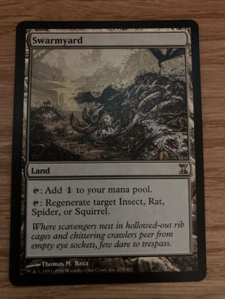 Swarmyard Time Spiral Rare Light Play Magic The Gathering MtG | #20397335