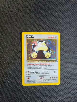 1999 Pokemon Jungle Set Snorlax Holo Rare Near - 11/64 | #40015073