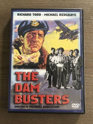 The Dam Busters DVD Richard Todd Michael Redgrave (RARE) | #30391117