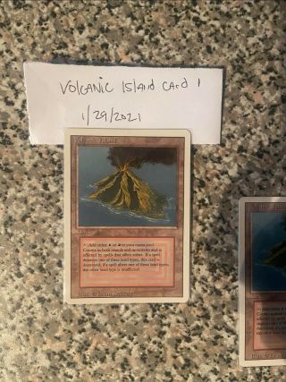 Revised Edition Volcanic Island Dual Land Magic: The Gathering Rare ...