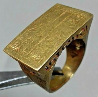 EXTREMELY ANCIENT RARE ROMAN RING BRONZE OLD QUALITY ARTIFACT AUTHENTIC ...