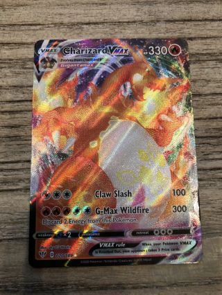 Pokemon CHARIZARD VMAX Darkness Ablaze 020/189 Pack Fresh - Perfect ...