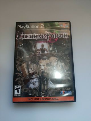 ETERNAL POISON (Playstation 2) Atlus RPG Game PS2 Complete /w ...