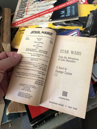 1976 Star Wars From The Adventures Of Luke Skywalker By George Lucas ...