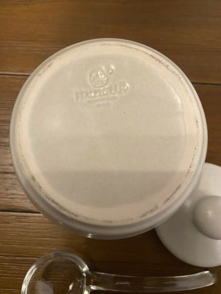 Pfaltzgraff Yorktowne Stoneware Sugar Bowl W/ Lid & Spoon Rare Vintage ...