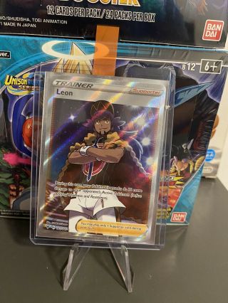 Leon 182/185 Trainer Pokemon TCG Vivid Voltage Full Art Ultra Rare Mint ...