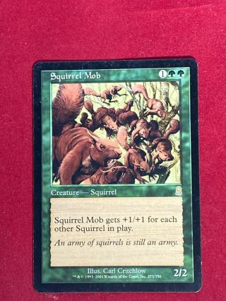MTG Squirrel Mob; Odyssey; Magic The Gathering Foil Card; NM | #40855845