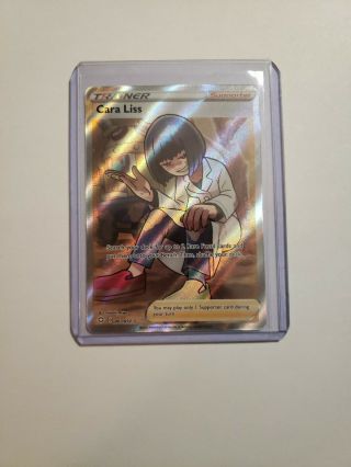 Cara Liss 067/072 Full Art Trainer - Ultra Rare Holo Pokemon Shining ...