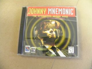 Sony 1995 JOHNNY MNEMONIC THE INTERACTIVE ACTION MOVIE PC Game Rare Oop ...