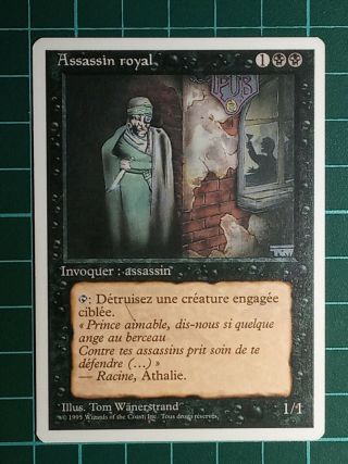 MTG Magic Royal Assassin Rare FOIL 8th Edition Signed By Artist Mark ...
