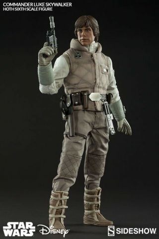 Star Wars Sideshow Commander Luke Skywalker Hoth 1:6 Scale | #8993139