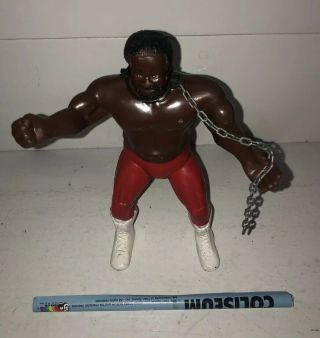 LJN WWF Wrestling Superstars Figure JUNKYARD DOG With Collar And Chain ...