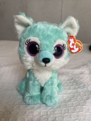 Ty Beanie Boo SIERRA The Great Wolf Lodge Exclusive 6 " MWMT | #57601423