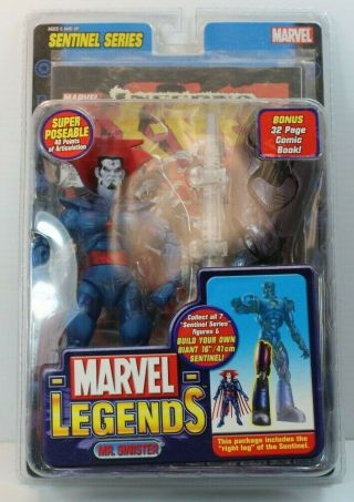 Toy Biz Marvel Legends Sentinel BAF Build A Action Figure RED OMEGA ...