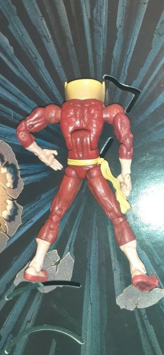 Marvel Legends Iron Fist Variant Red Apocalypse BAF Wave Loose Toybiz ...