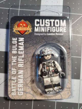 LEGO Brickmania WW2 Battle Of The Bulge German Rifleman Minifigure ...