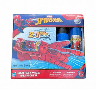 Spider - Man Marvel Web Slinger Shooter 2 In 1 Shoots Web Water Blaster ...